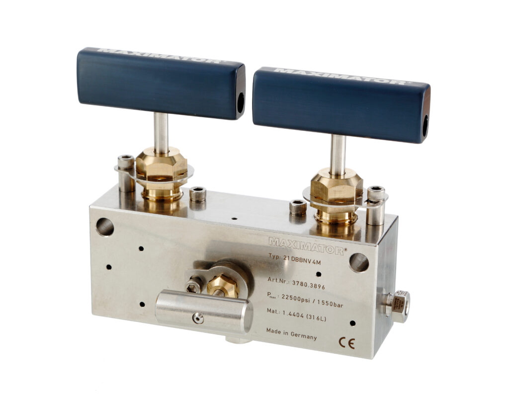 Double Block and Bleed Needle Hydrogen Valve | Hyfindr