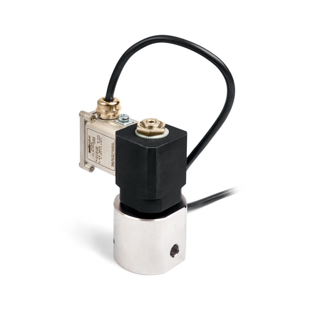 Hydrogen High Pressure Solenoid Valve – Type 3105 A-1/4 – H70 | Hyfindr